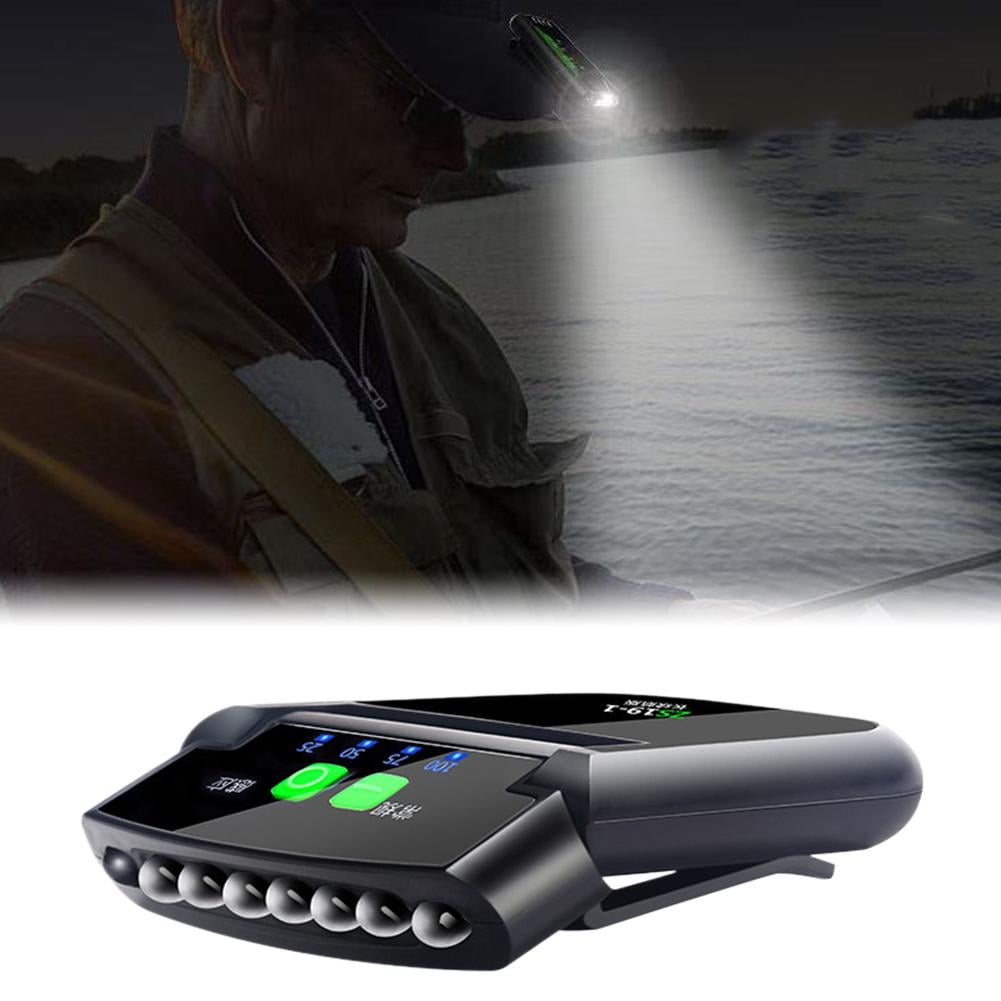 Mini LED Headlamp Clip On Cap Hat Light Head Torch Fishing Camping Lamp ...