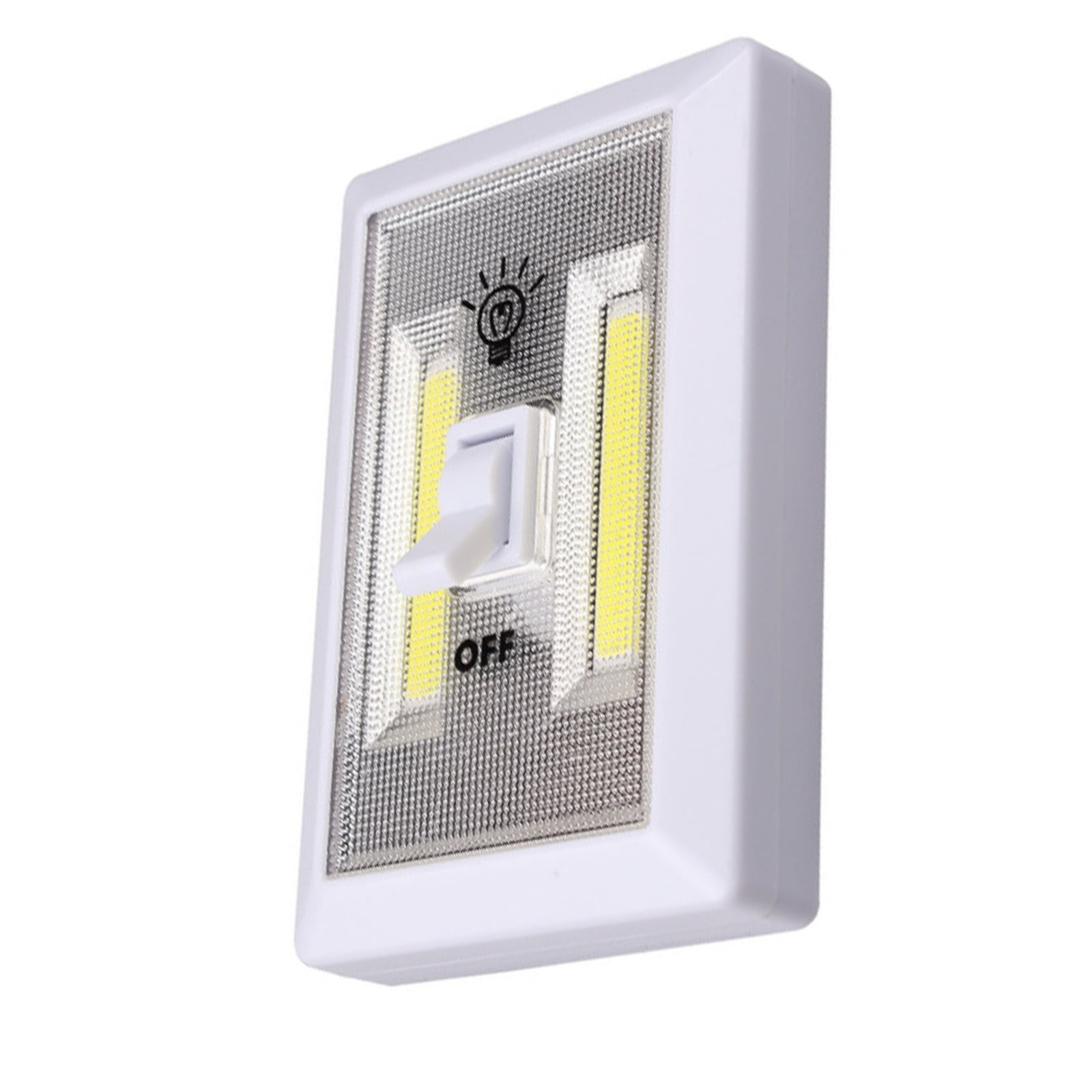 Mini LED Lamp Switch Wall Night Lights Battery Operated Cabinet Garage ...