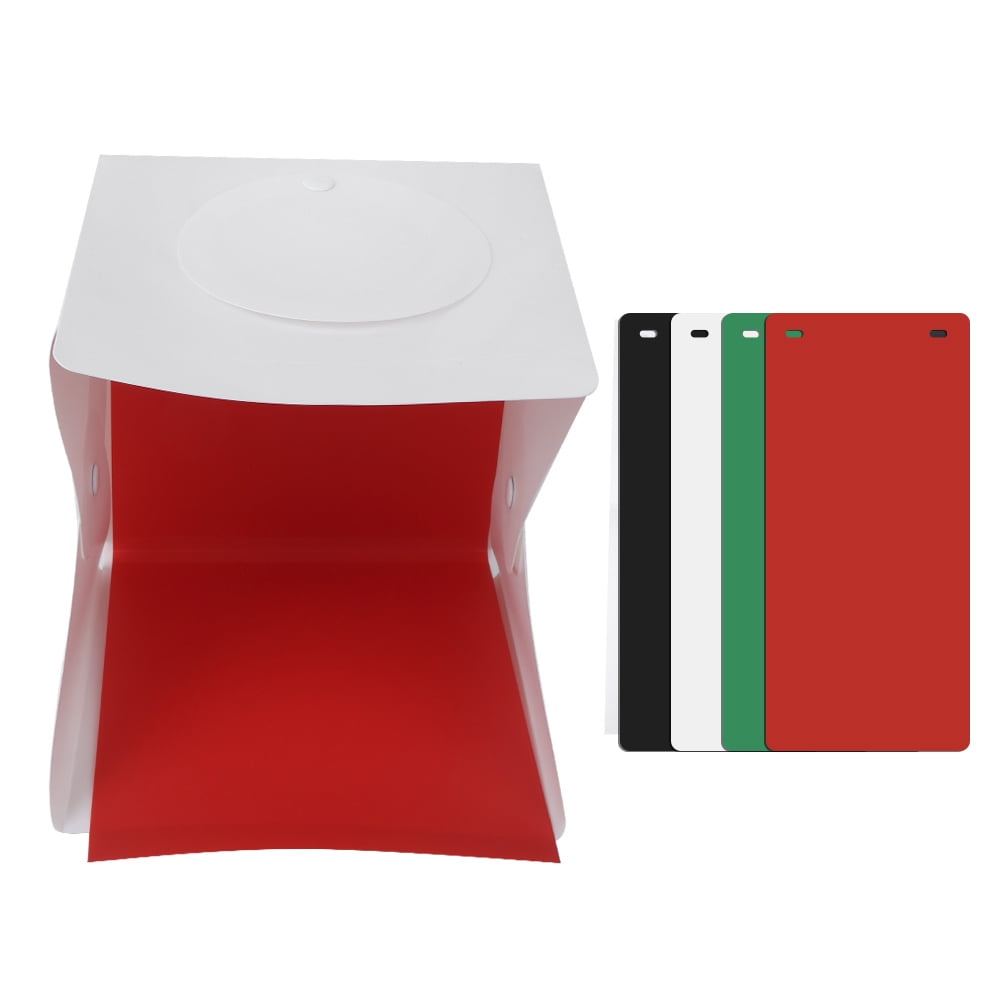 Mini LED Ring Light, Folding Photo Box, LED Photography Studio Camera ...