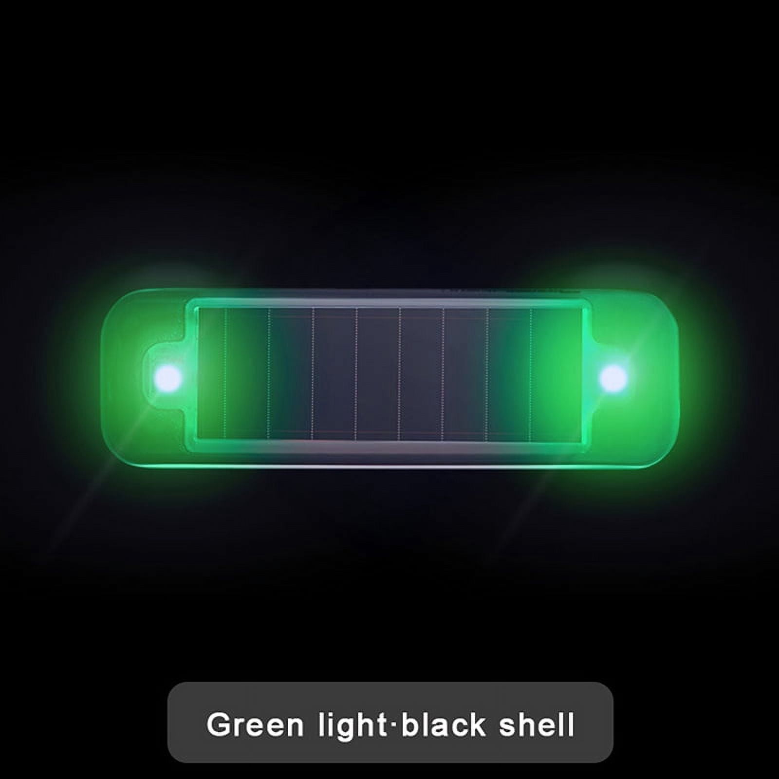 Mini LED Solar Power Car Warning Light Night Security Simulated Alarm ...