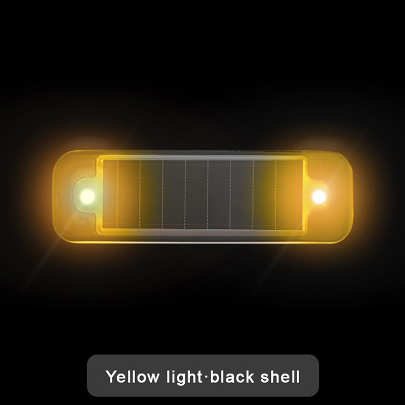 Mini LED Solar Power Car Warning Light Night Security Simulated Alarm ...