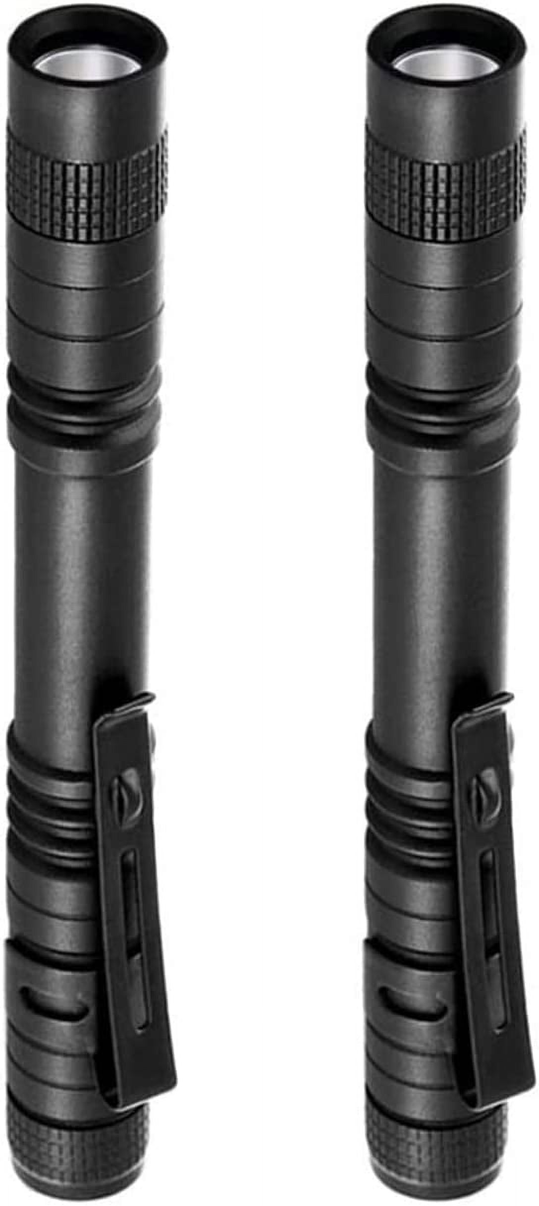 Mini LED flashlight, 2 work flashlights, 200 lumens flashlight, portable waterproof flashlight ...