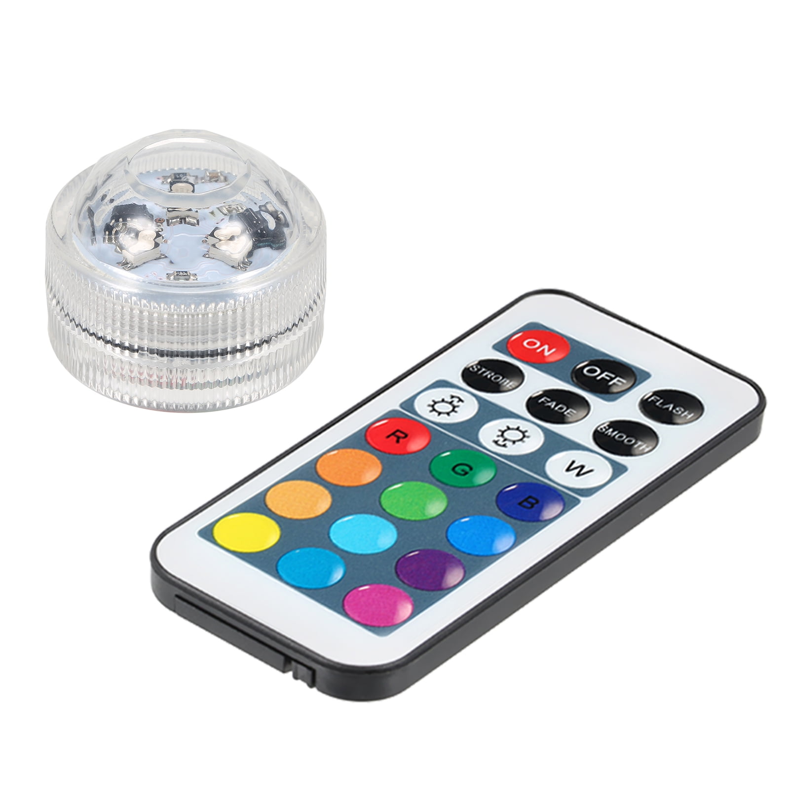 Mini LEDs RGB Submersible Light Colorful Lamp Underwater Candle Light ...