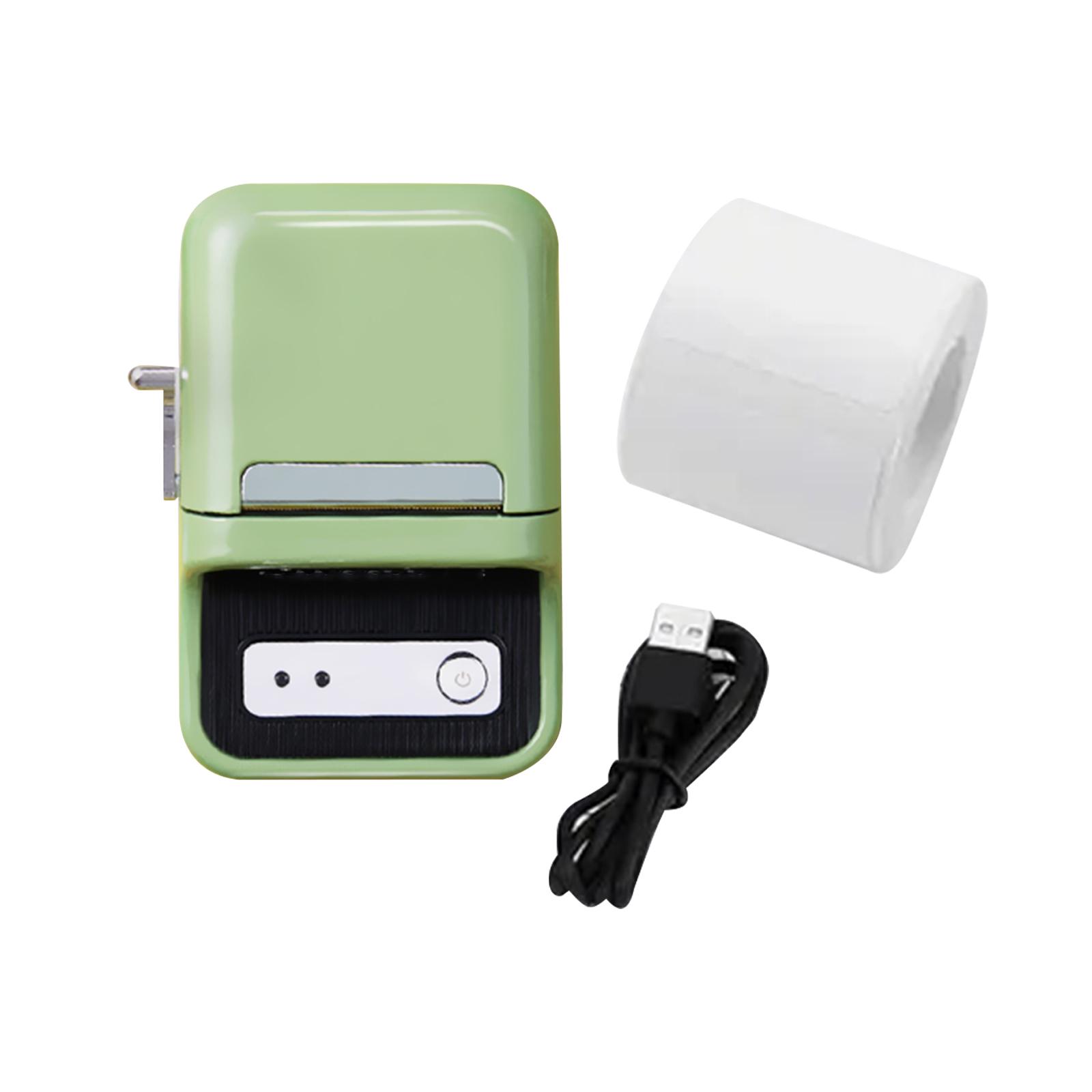 Mini Label Printer Adhesive Label Printer Pocket Printer Sticker Paper ...