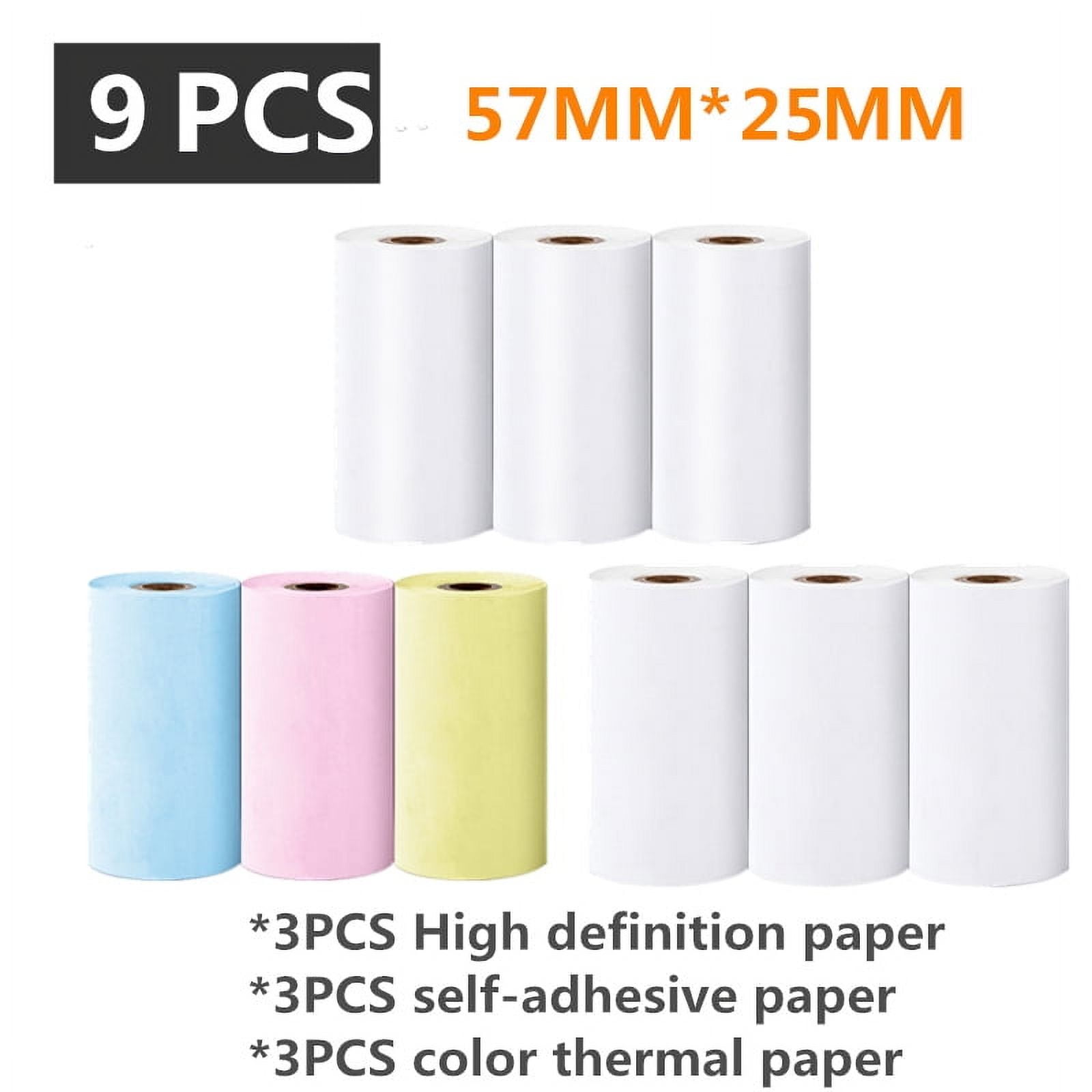 Mini Label Printer Thermal Portable Printers Stickers Paper Inkless ...