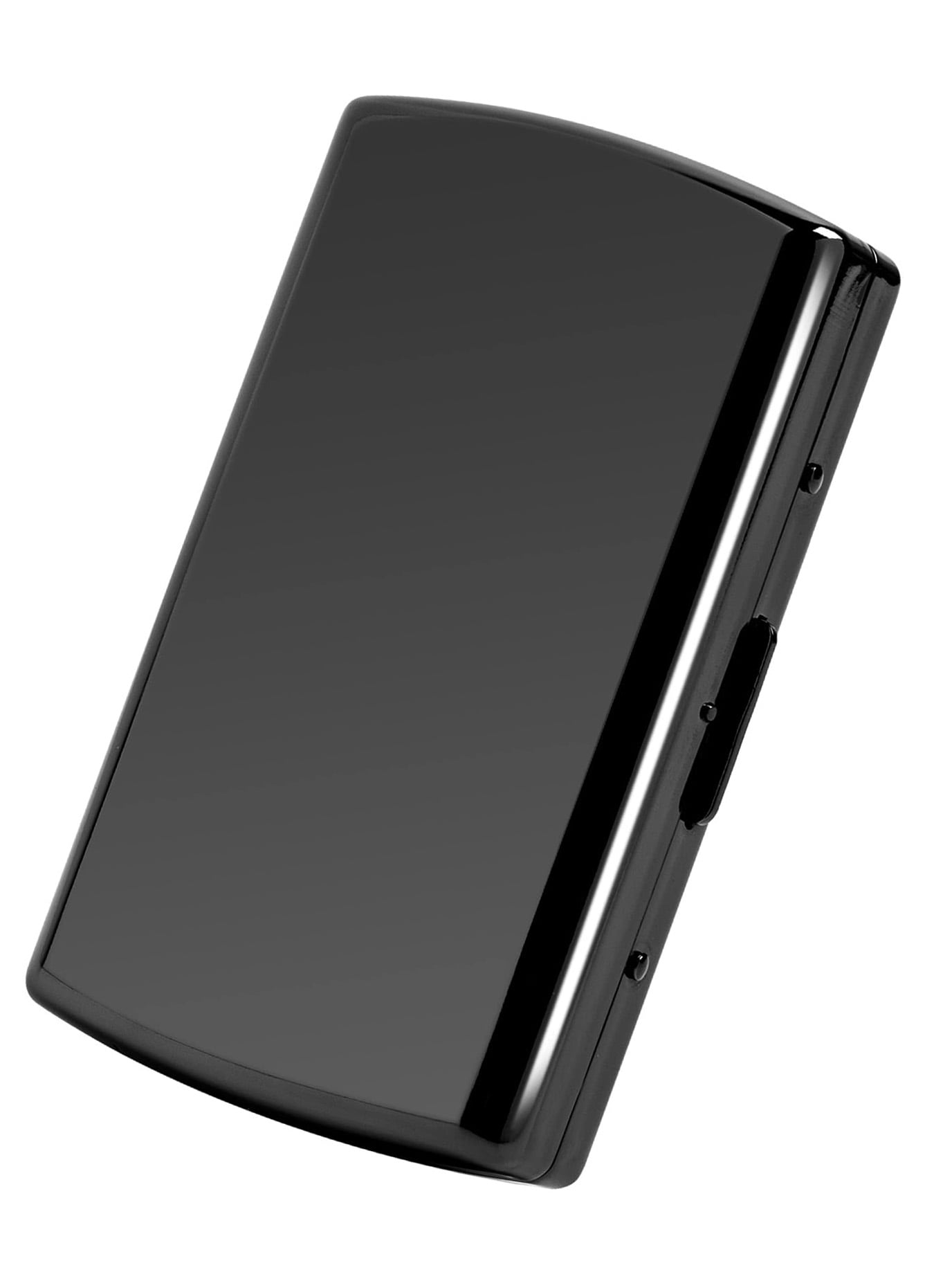 Mini Ladies and Men Metal Cigarette Case , Portable Double Sided Spring ...