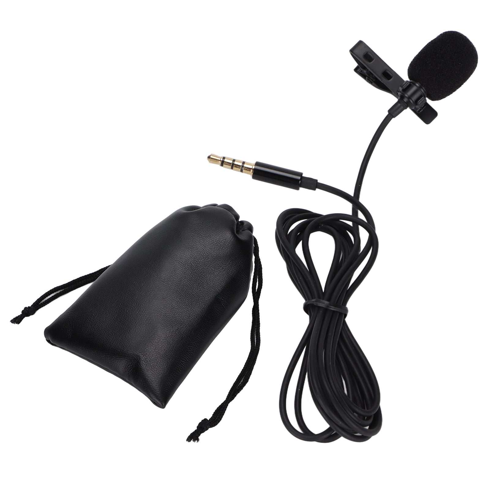 Mini Lapel Microphone Portable Clip?on Wired Lapel Microphone for Voice ...