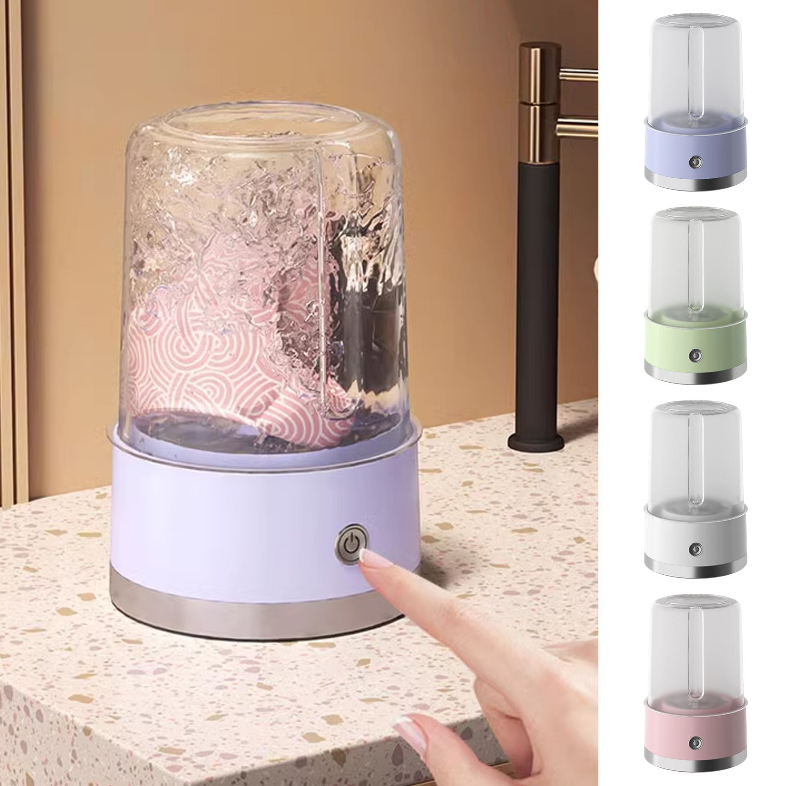 Mini Laundry Cup, Wireless Underwear Washer, Automatic Start, Small ...