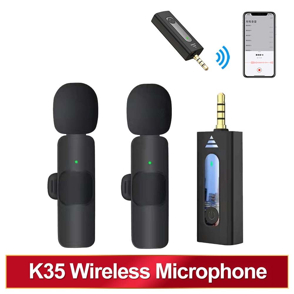 Mini Lavalier Lapel Microphone Live Streaming Mic for Camera Speaker ...