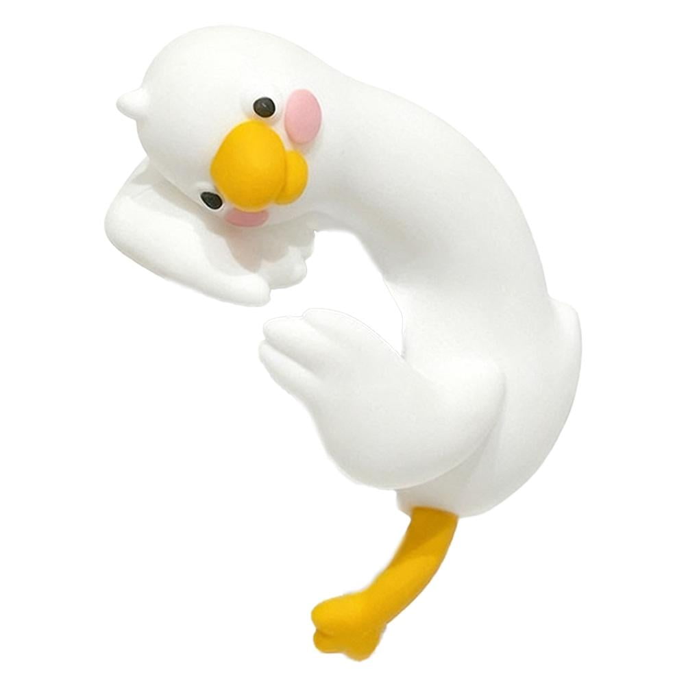Mini Lazy Ducks Desk Ornaments, Cute & Tiny Adorable Duck Figurine ...