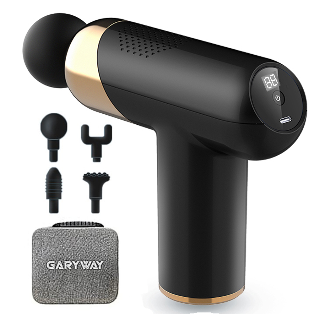 Mini Lcd Massage Gun Facial Muscle Gun Massage Pistol Portable ...