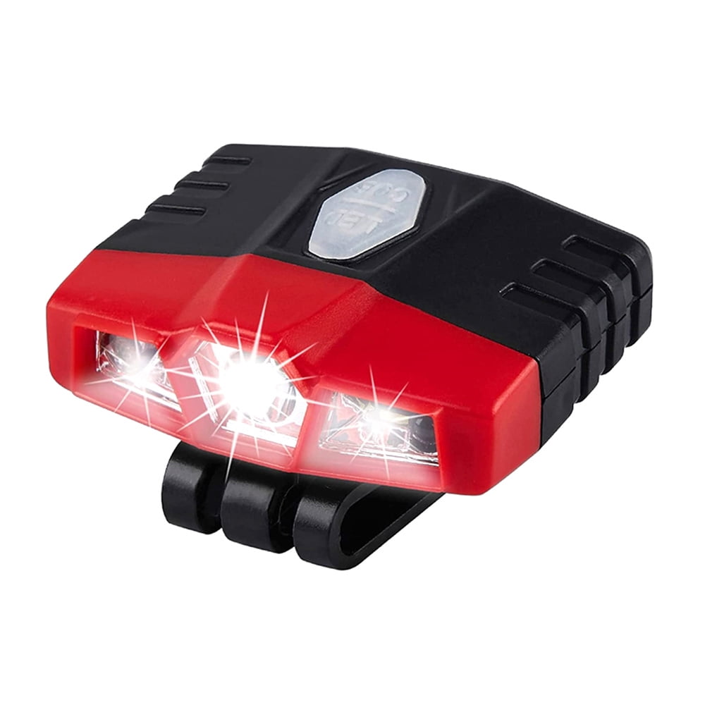 Mini Led Headlamp Waterproof Rechargeable Ultra Bright Clip On Hat ...