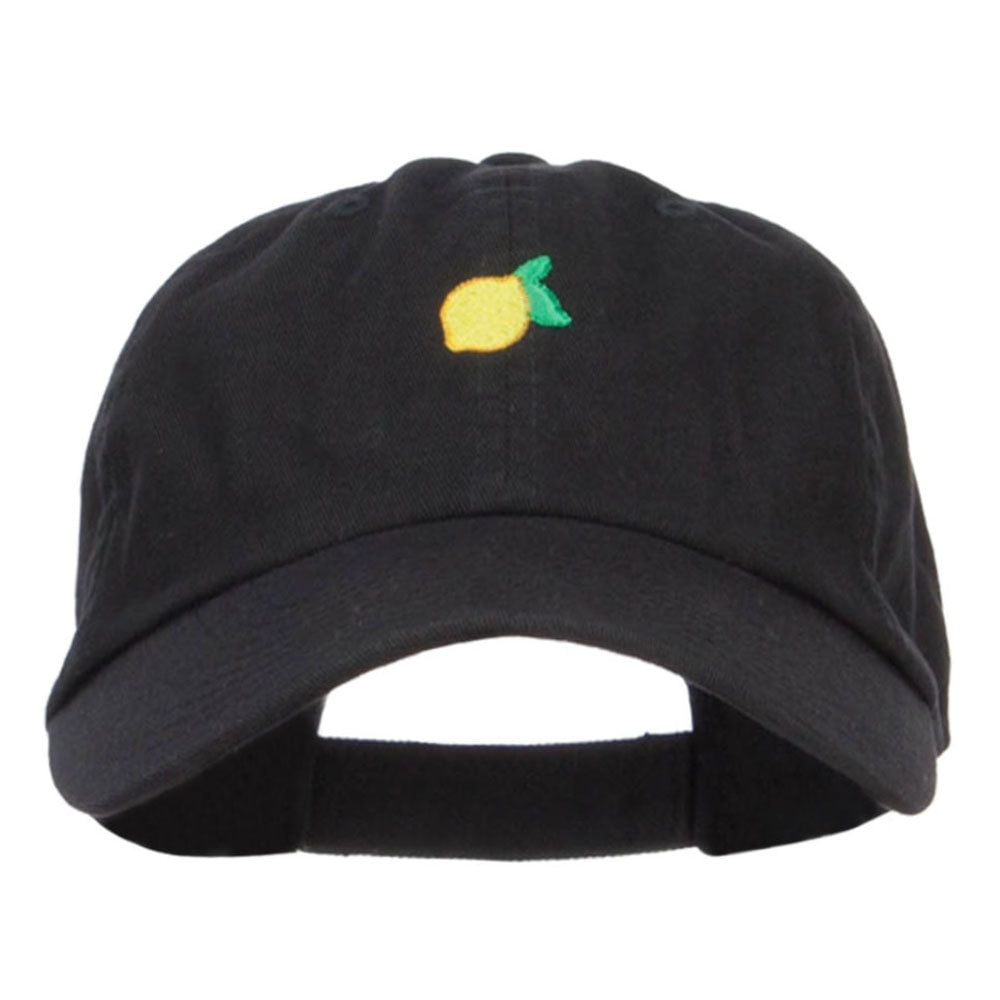 Mini Lemon Embroidered Low Cap - Black OSFM - Walmart.com