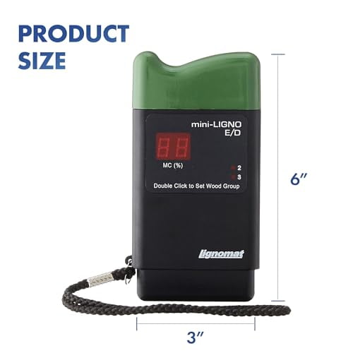 Mini-Ligno E/D - Pin Moisture Meter - Moisture Detector for Wood Floors ...
