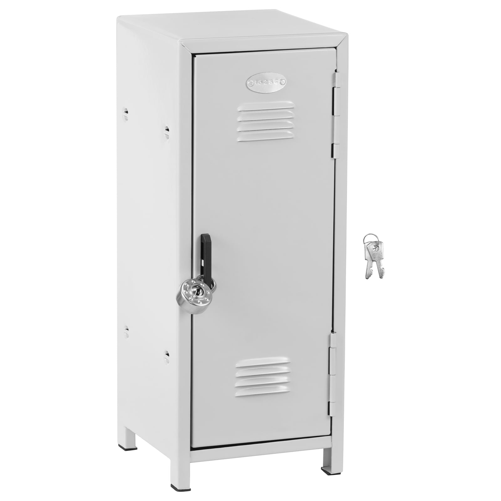 Mini Locker with Lock and Key Rustproof Metal Small Locker Portable ...