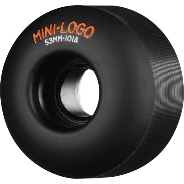 Mini Logo Wheels C-Cut Wheels Set Black 53mm/101a - Walmart.com