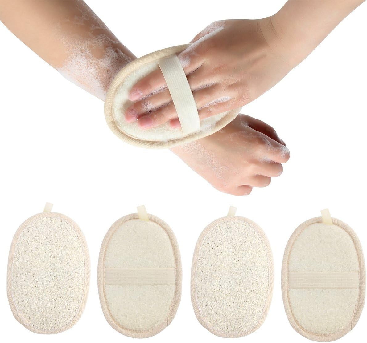 Mini Loofahs 5 Individually Packed Exfoliating Loofah Sponge Pads ...