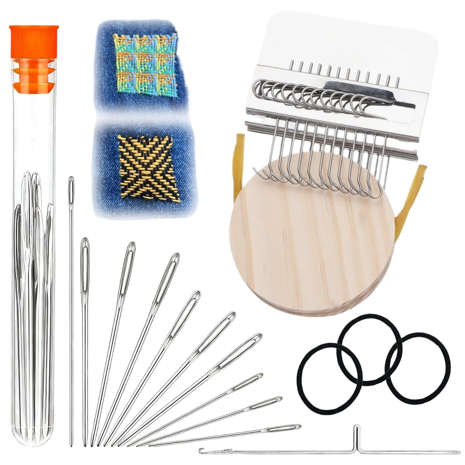 Mini Loom Machine, Small Weaving Loom, Speedweve Darning Mini Loom Kits ...