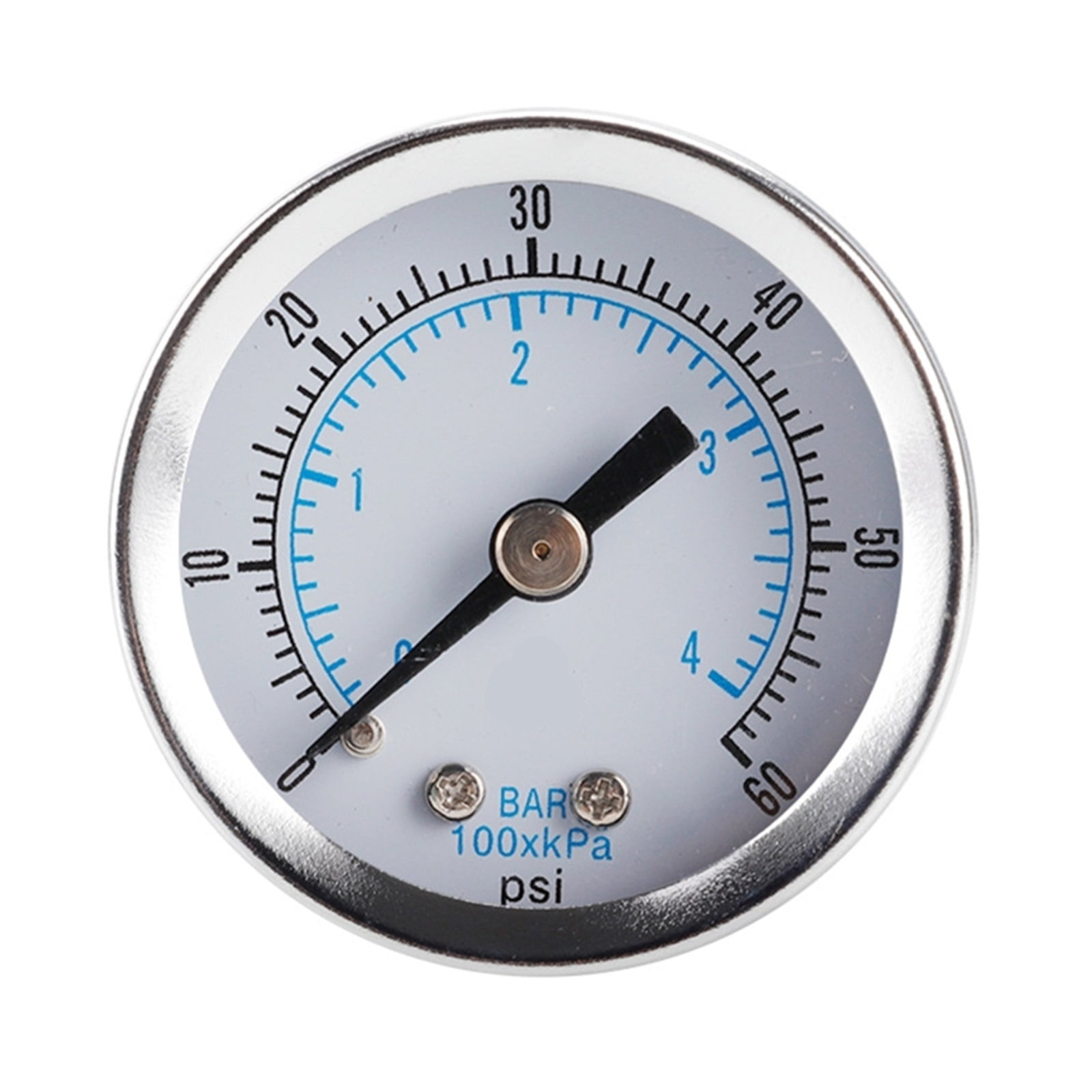 Mini Low Pressure Gauge Back Mount 1/8" Thread Pressure Gauge Shatter ...