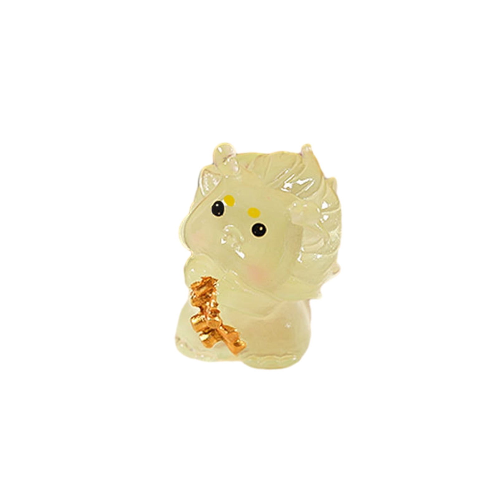 Mini Luminous Dragon Figurines Glowing in The Dark Cartoon Zodiac ...