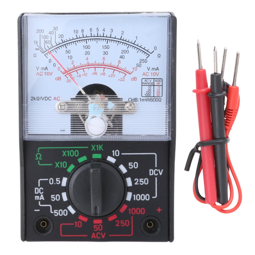 Mini MF-110A Electric AC/for DC OHM Voltmeter Ammeter Multimeter Meter ...