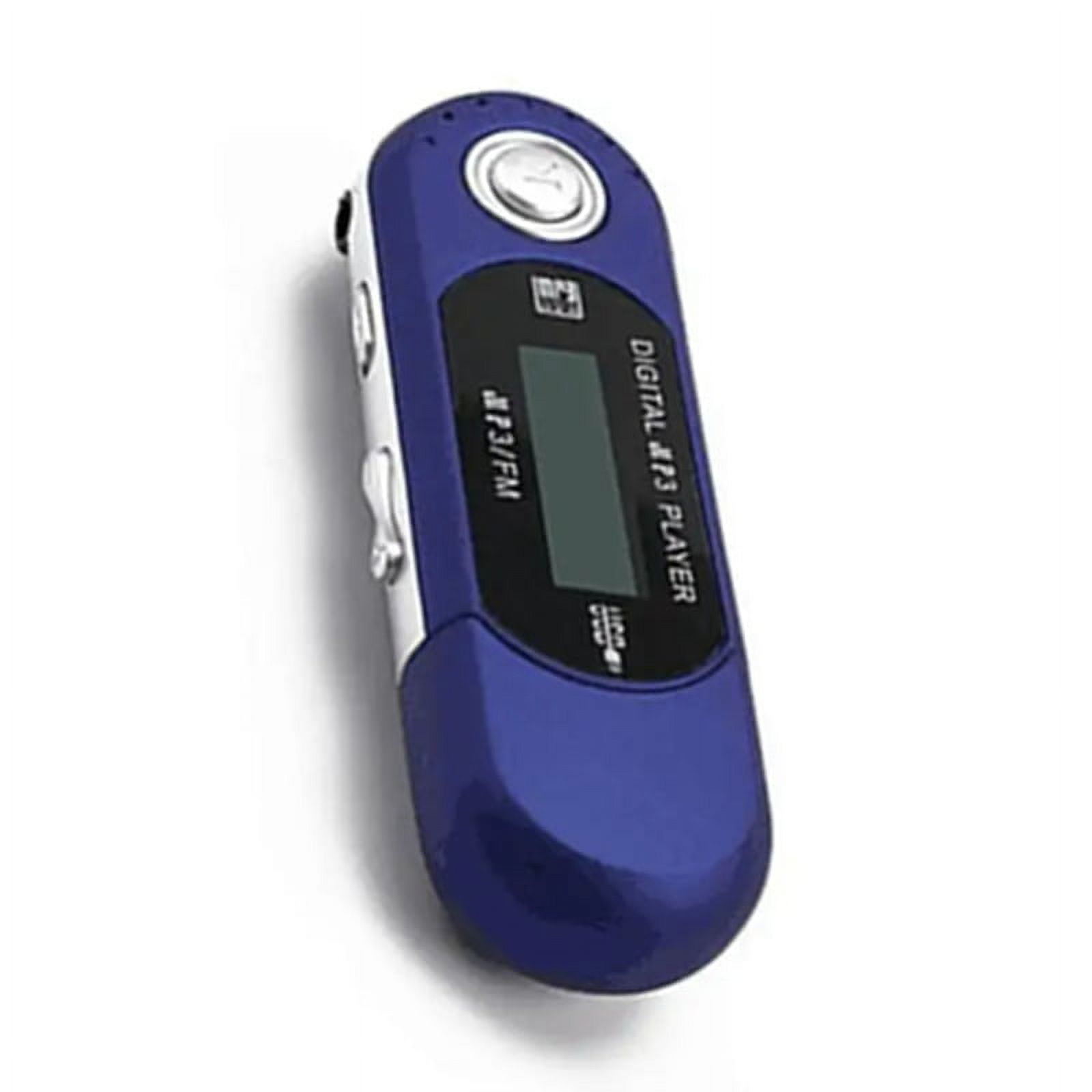 Mini MP3 Player Small Flash Drive Multilanguage LCD Music (B) - Walmart.com