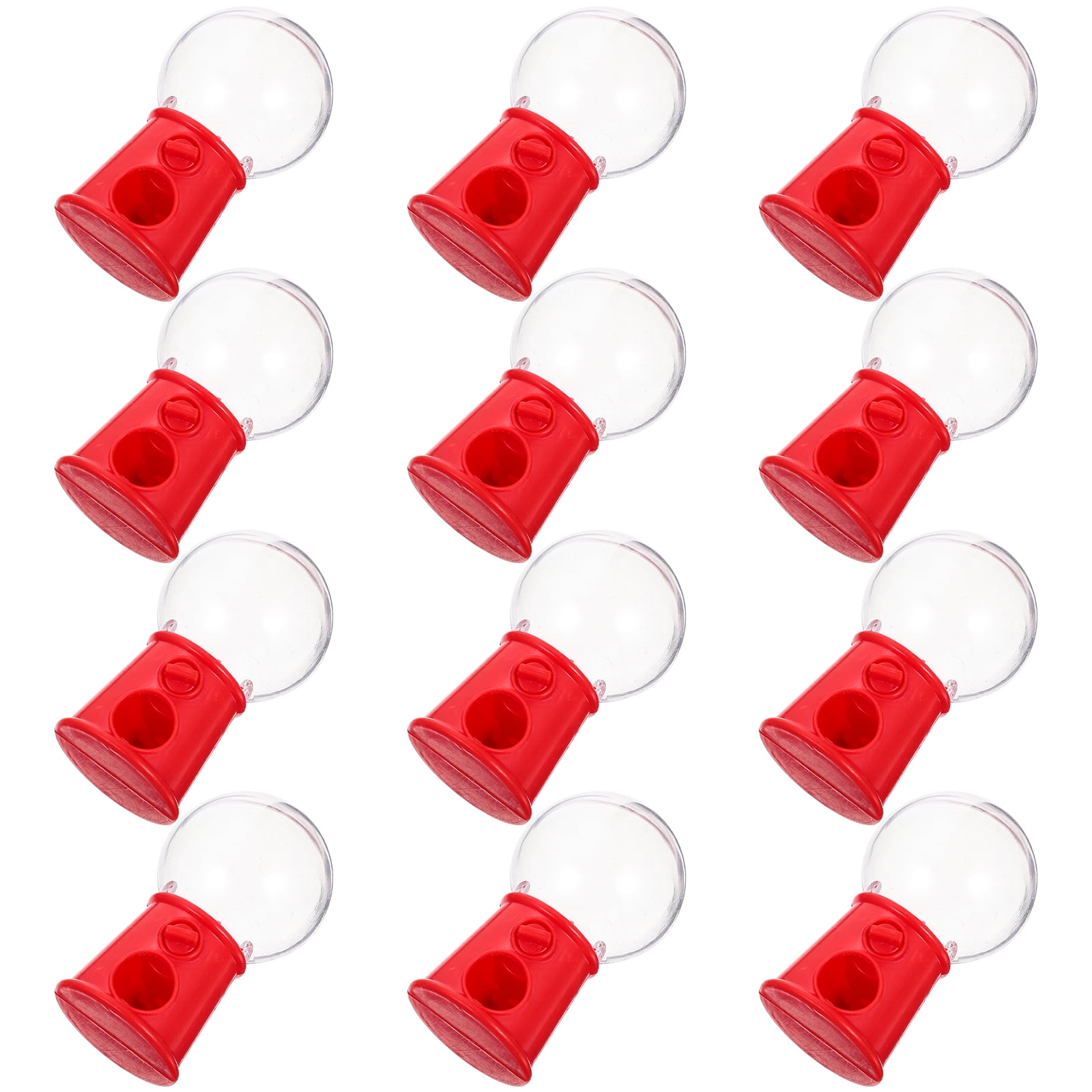 Mini Machine Candy Twisters Small Gumballs Dispenser Gift Bubble Red ...