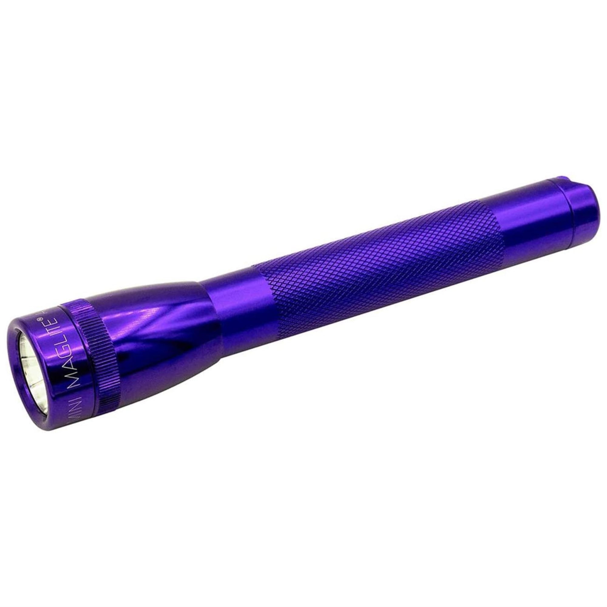 Mini Maglite 2-Cell AA Incandescent Flashlight, 14 Lumens, Purple ...