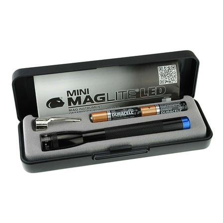 MAGLITE Mini Maglite Pro, Ultra Bright LED Flashlight, Silver - Walmart.com
