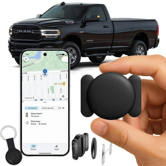Mini Magnetic GPS Tracker for Cars - Real-Time Location Device with ...