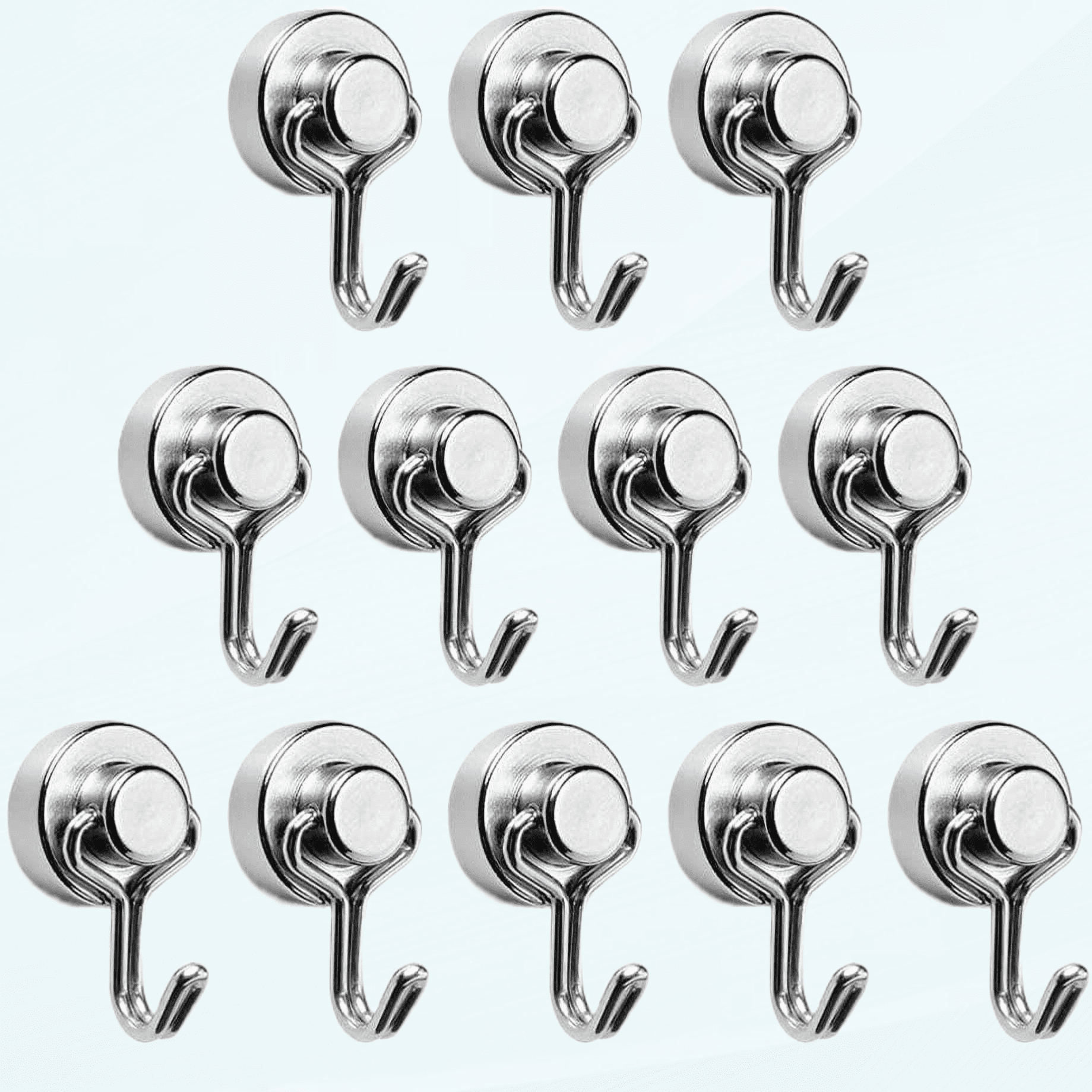 Mini Magnetic Hooks, Strong Neodymium Magnet with Hook, Heavy Duty ...
