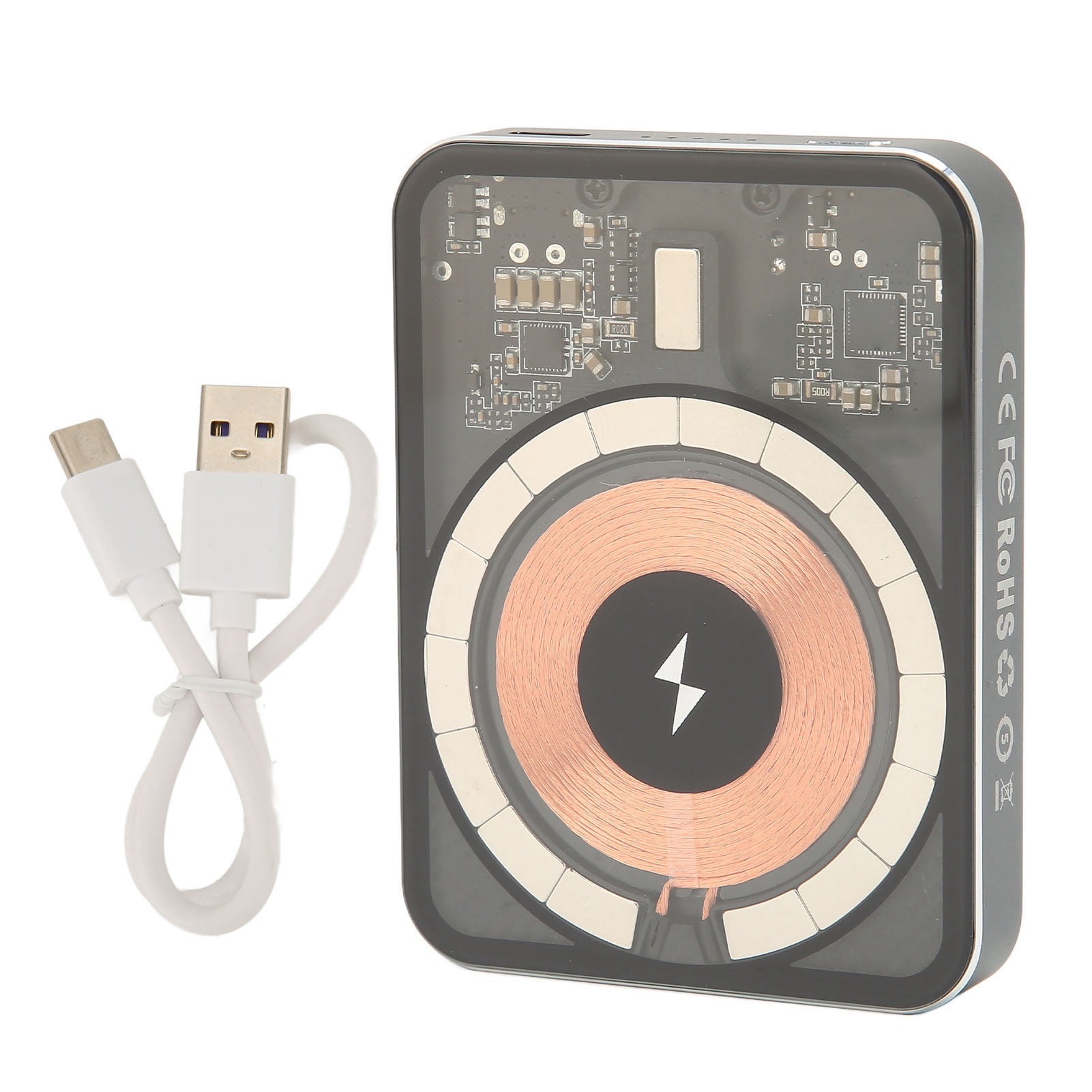 Mini Magnetic Wireless Power Bank Portable Charger Built in NTC ...