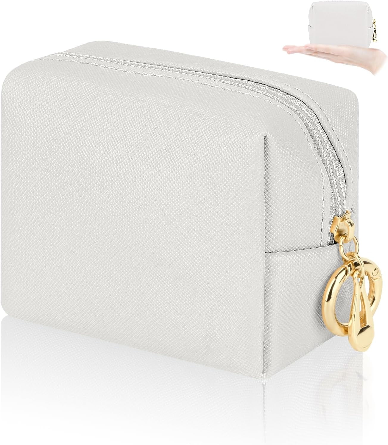 Mini Bag with Key Ring Portable Case Bag PU Leather Small Bag Travel ...
