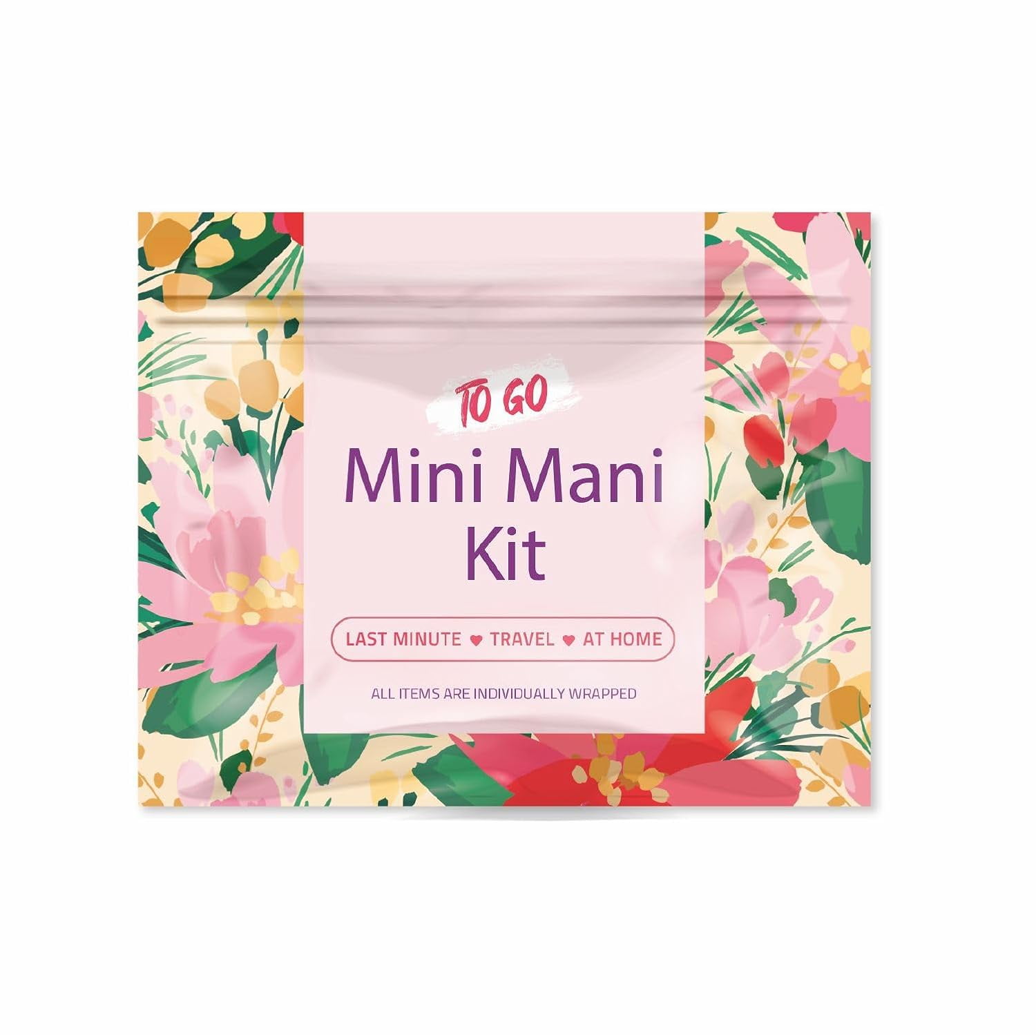 Mini Mani Kit – Disposable Manicure Set with Nail Clipper, File, Buffer ...