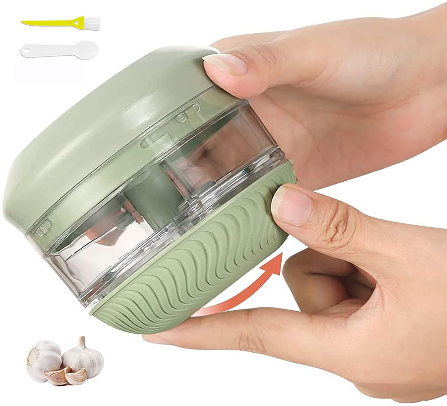 Mini Manual Food Chopper, Durable Hand Held Food Choppers and Dicers ...