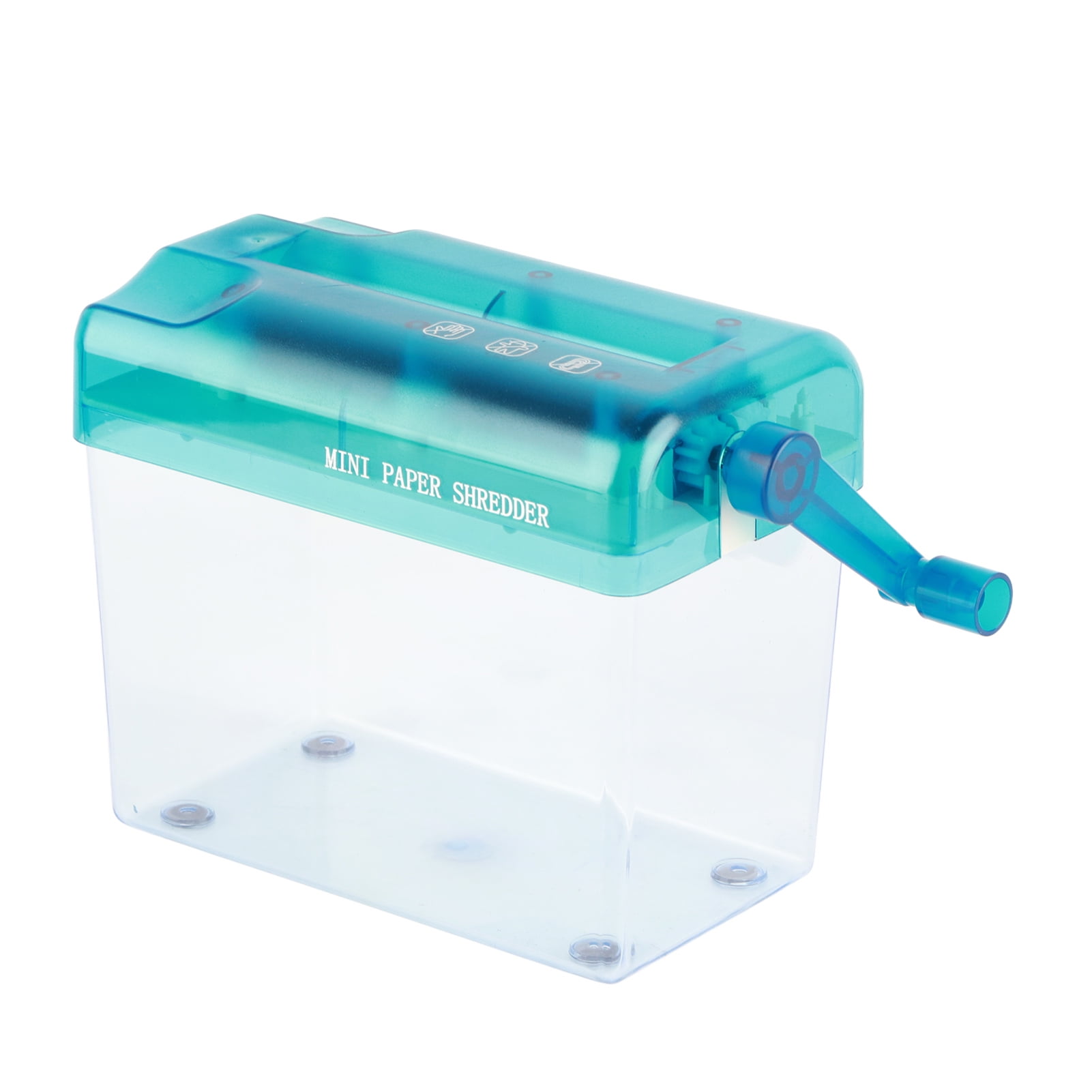 Mini Manual Paper Shredder Desktop Hand Shredder with Anti Slip Pads ...