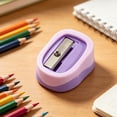 Mini Manual Pencil Sharpeners 4 Pack, Portable Handheld Plastic Cutter ...
