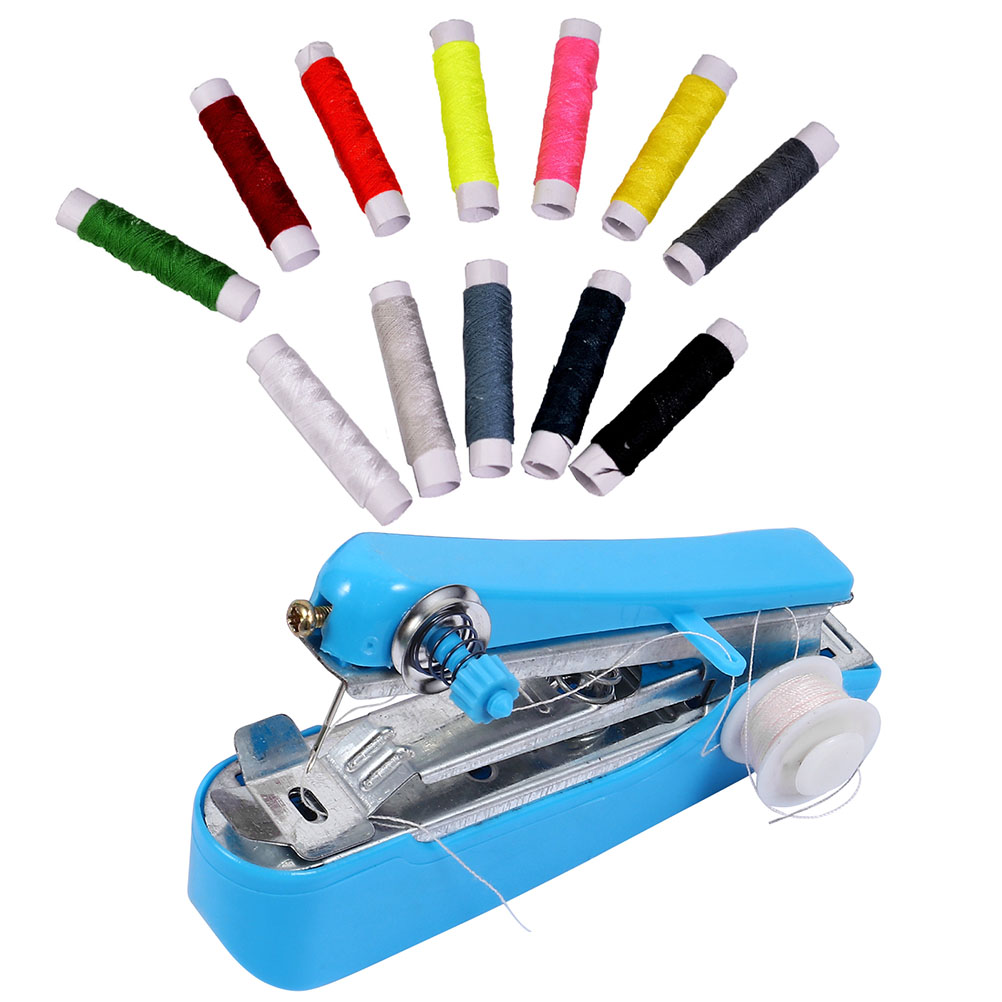 Mini Manual Sewing Wired Machine Needles Machines Handheld Easy to Use ...