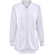 Medline AngelStat Unisex Snap-Front Warm-Up Scrub Jacket - Walmart.com