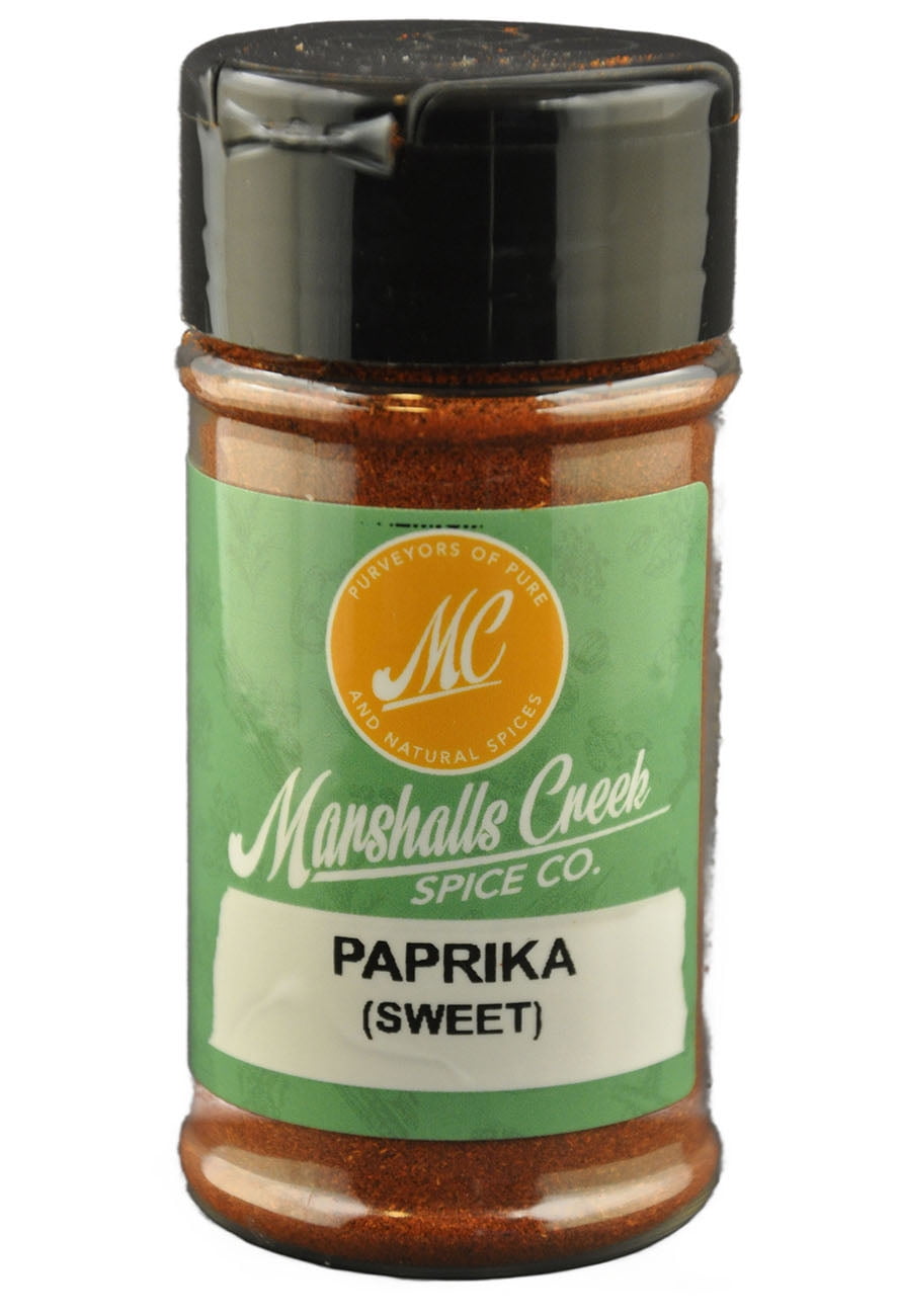 Mini Marshalls Creek Spices, Sweet Paprika, 2 Ounce Jar, Hand Packed ...
