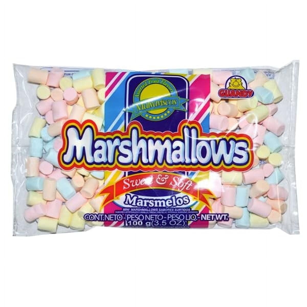 GUANDY Mini Marshmallows, Fruity Flavor, 3.5 oz, Convenient Pack Size ...