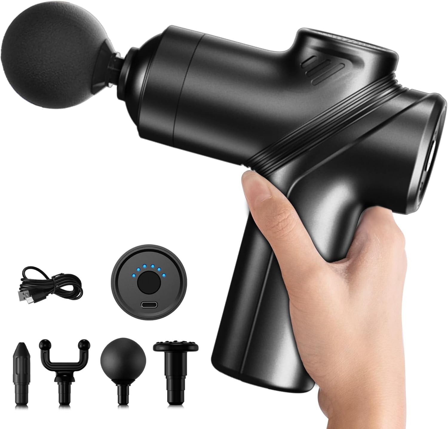 Mini Massage Gun,Deep Tissue Muscle Massage Gun,Compact Sports Massager ...