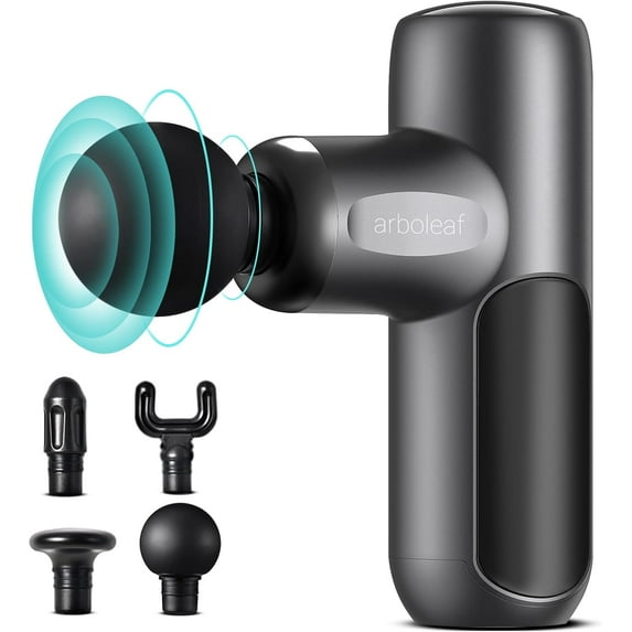 Mini Massage Gun Deep Tissue, Percussion Muscle Massager for Back Pain ...