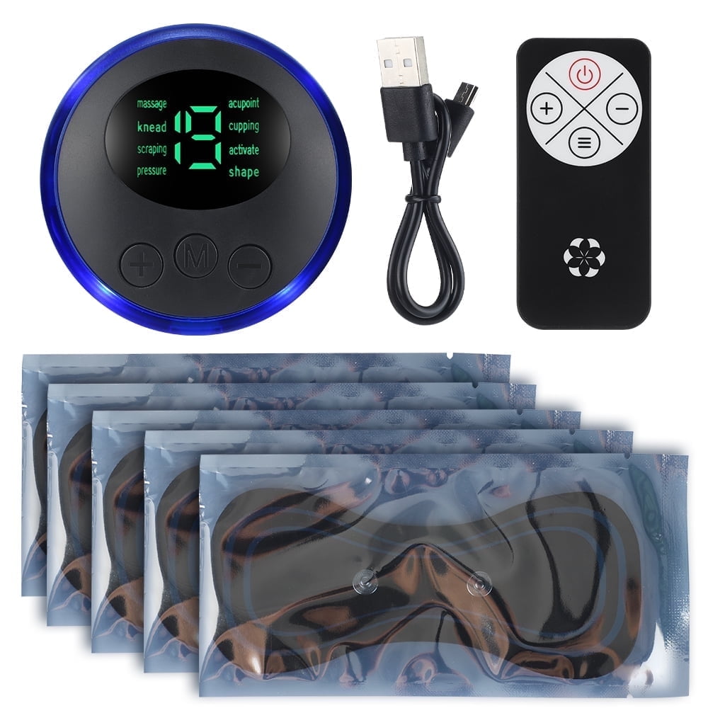 Mini Massager, Muscle Body Massager with 5 Pcs Pads and 19 Speed 8 ...