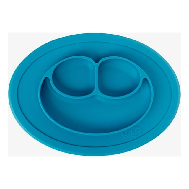 ezpz Mini Mat - Placemat + Plate, Suctions to Table, Promotes Self ...
