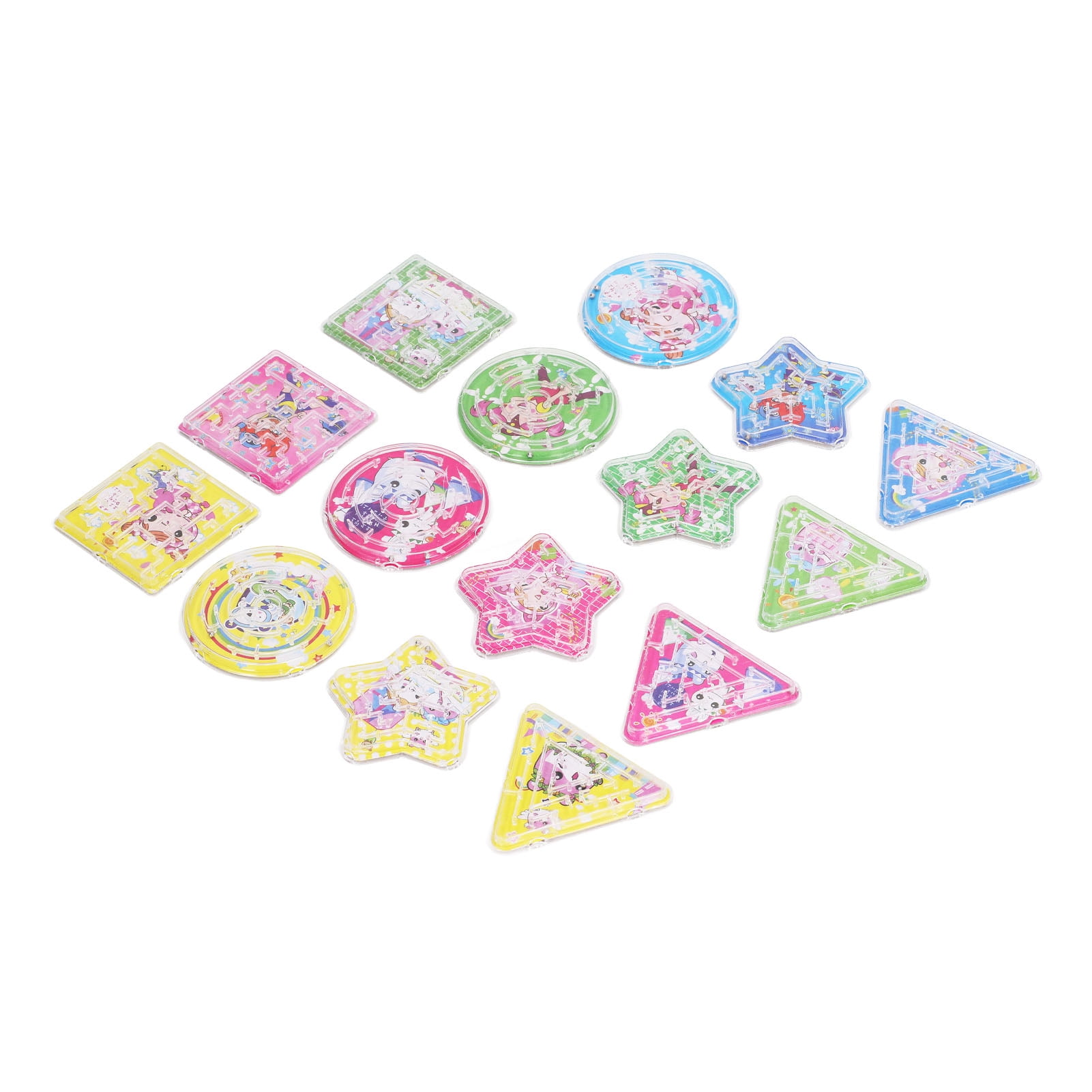 Mini Maze Puzzles for Brain Development 60 Pieces Shapes Cartoon ...