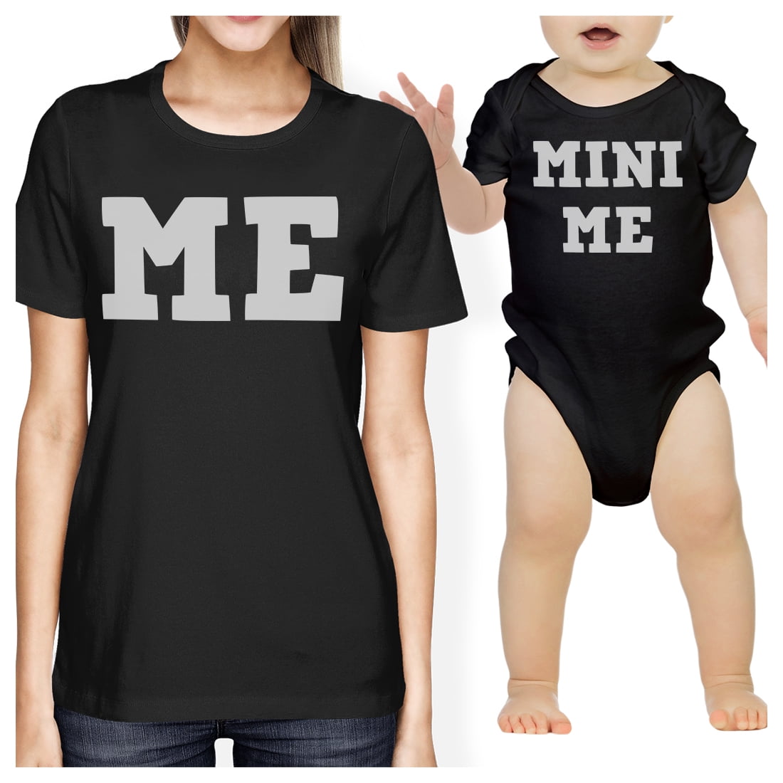 Mini Me Mom and Baby Matching Gift T-Shirts Cute Baby Bodysuits ...