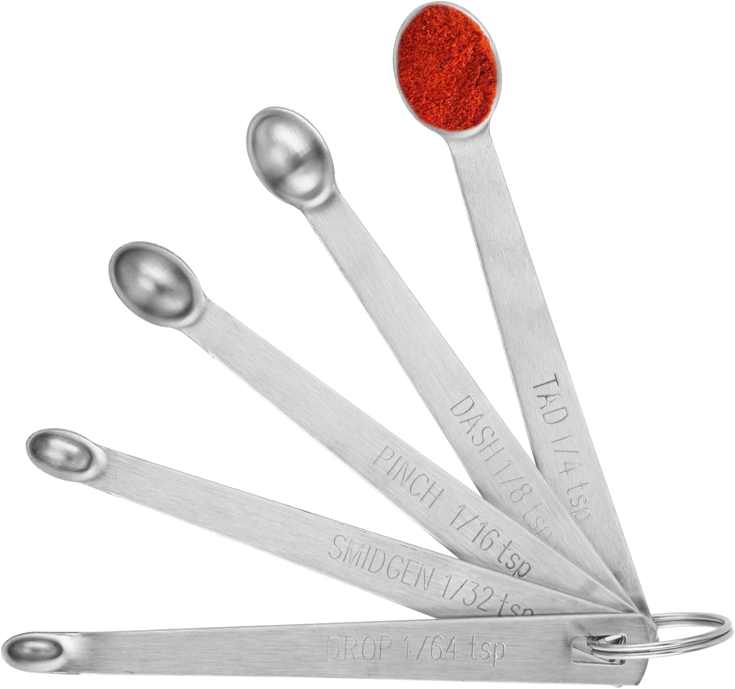 Mini Measuring Spoon Heavy Duty Stainless Steel Small Teaspoon Micro Mg ...