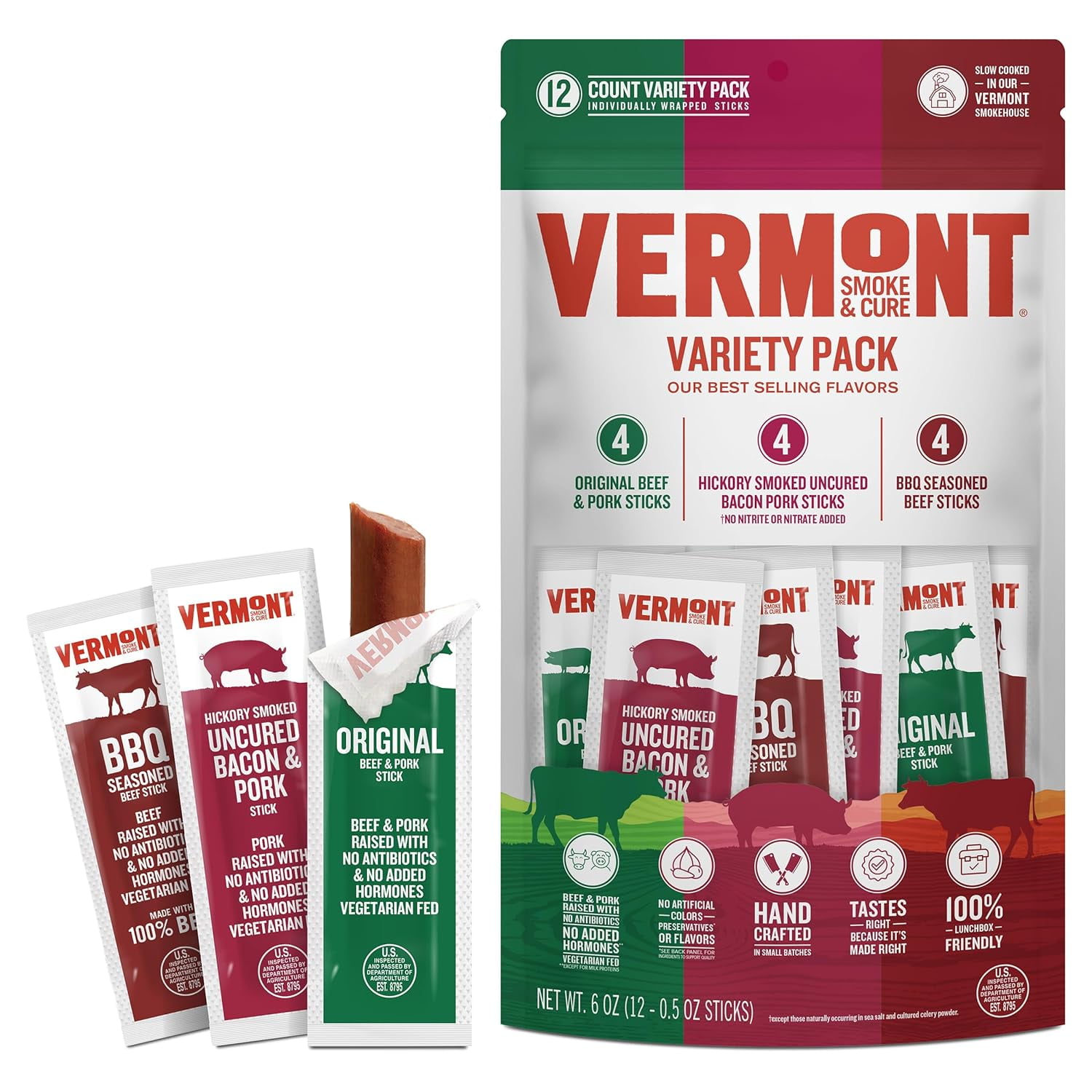 Mini - Meat Sticks Variety Pack - Protein , No Antibiotics or Added ...