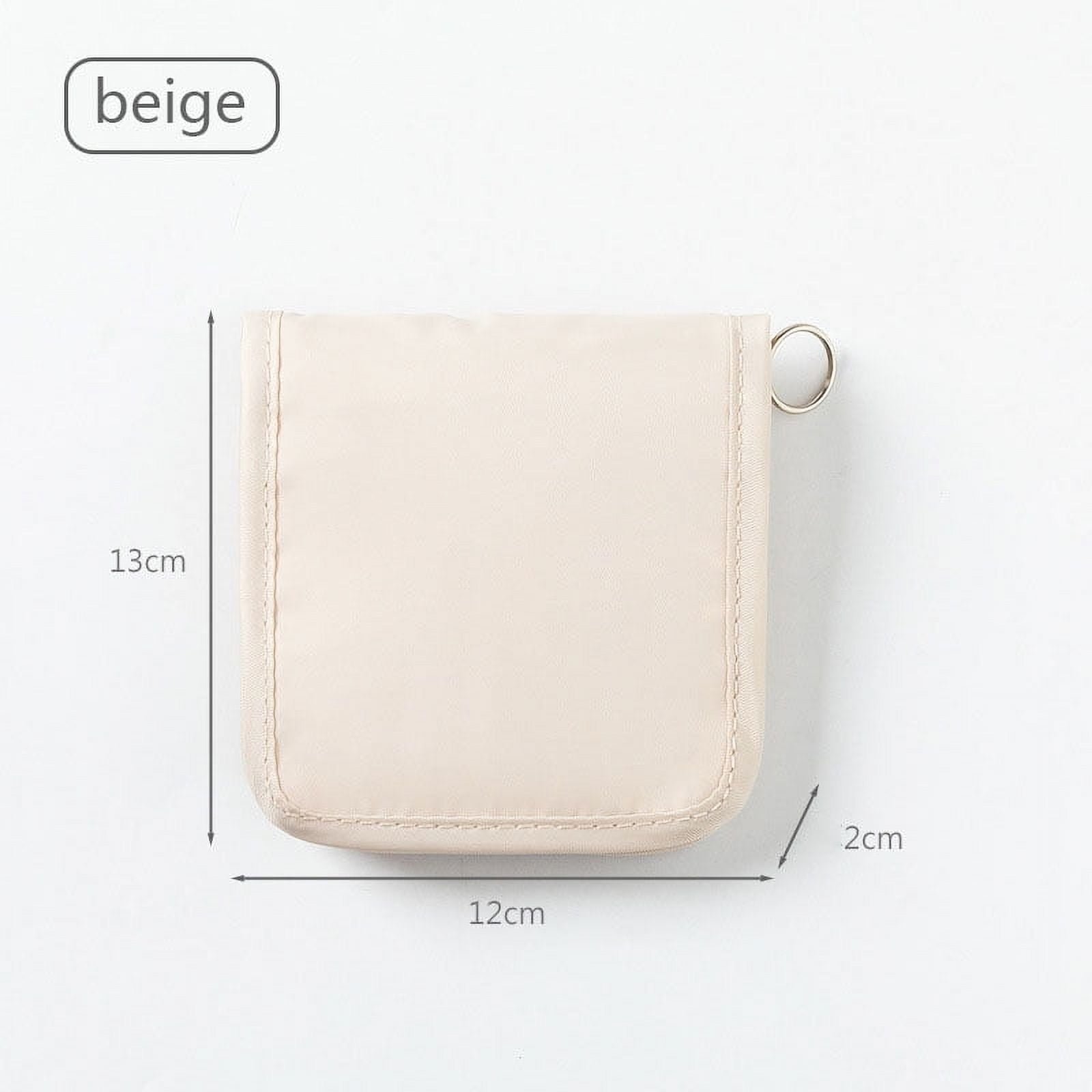 Mini Medical Pouch Portable Foldable Large Opening with Zip Sort First ...